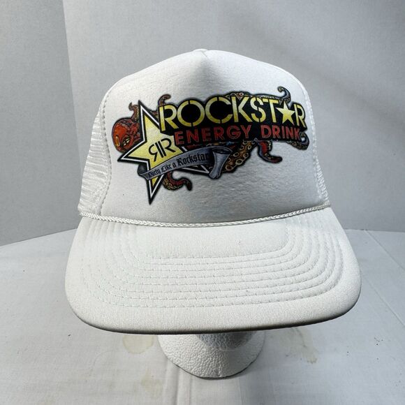 Nissun | Accessories | Vintage Rockstar Energy Drink Trucker Mesh ...